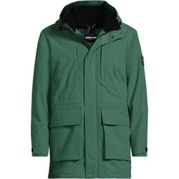 LANDS' END Wasserdichter, isolierter Squall-Parka, Herren,  Gr&uuml;n, Nylon, by Lands' End