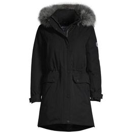 LANDS' END Expeditions-Daunenparka, Damen,  Schwarz, Polyester, by Lands' End