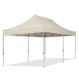 TOOLPORT 3x6m Aluminium Faltpavillon, ohne Seitenteile, creme - (59021)