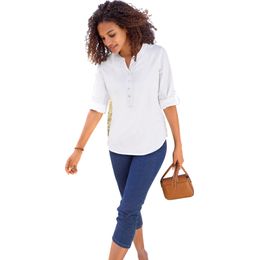 CR&Eacute;ATION L Damen Tunika mit Kellerfalte hinten ecru Gr&ouml;&szlig;e 50