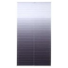 Plissee Liedeco "Farbverlauf" Gr. 1, grau, B:45cm H:130cm, Obermaterial: 100% Polyester, Plissees