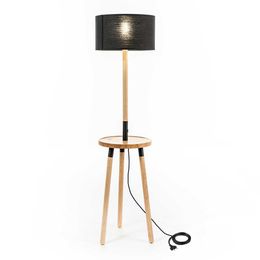 Pharao24.de Stehlampe im Skandi Design 135 cm hoch