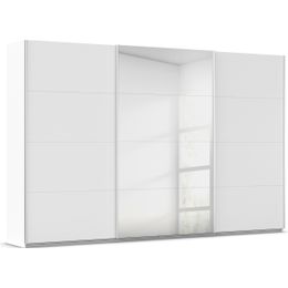 Schwebet&uuml;renschrank OTTO HOME "Kleiderschrank Schrank Schlafzimmerschrank Garderobe AGORDO", wei&szlig; (alpinwei&szlig;, griffleisten alufarbig), B:360cm H:229cm T:62cm, Holzwerkstoff, Schr&auml;nke, Schwebet&uuml;renschrank, Top Innenausstattung, in 4 Breiten und 2 H&ouml;hen MADE IN GERMANY, Topseller