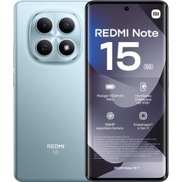 Xiaomi Smartphone "Redmi Note 15 5G 6+128", Energieeffizienz: B (A-G), glacier blau, 128 GB, Mobiltelefone