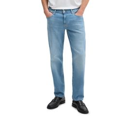 Marc O'Polo Regular-fit-Jeans MARC O'POLO "aus Bio-Baumwolle-Mix", Herren, Gr. 34, L&auml;nge 32, light blau, Obermaterial: 86% Baumwolle, 12% Polyester, 2% Elasthan, unifarben, regular fit normal, Jeans