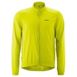 Windbreaker Gonso "Adventure Jacket Wind M", Herren, Gr. 3XL, gelb, 90% Polyamid, 10% Polyester, Jacken Windbreaker, Herren Windjacke, leichte u. winddichte Fahrradjacke, geringes Packma&szlig;