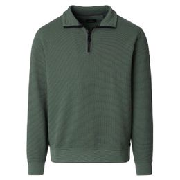 Sweatshirt Casamoda "Casamoda Sweattroyer uni", Herren, Gr. XL, gr&uuml;n, 90% Baumwolle, 10% Polyester, Sweatshirts Sweatshirt