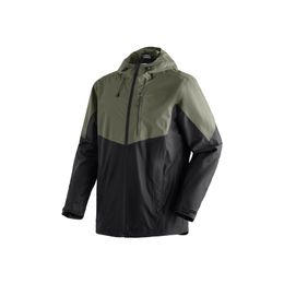 Regenjacke Maier Sports "Schlufterkopf M", Gr. 46, moosgr&uuml;n, 100% Polyester, Jacken Regenjacke, Herren Jacke wasserdicht, moderner Windbreaker, Outdoorjacke, Reg. Fit