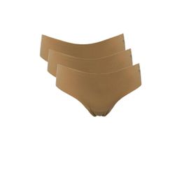 Boxer MY BASIC "Free cut boxer cotton", Damen, Gr. S, rosa (powder), Obermaterial: 90% Baumwolle, 10% Elasthan, unifarben, k&ouml;rpernah, Unterhosen, basic, eng, elastisch, bequem, weich, Baumwollmix