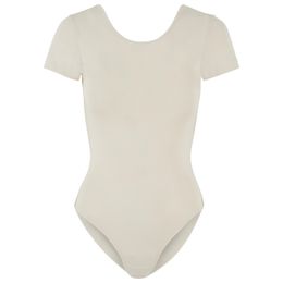 Body Urban Classics "Urban Classics Damen Ladies Organic Stretch Jersey Body", Damen, Gr. XS, US-Gr&ouml;&szlig;en, sandwei&szlig;, 95% Baumwolle, 5% Elasthan, Bodys Body