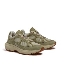 Sneaker Timberland "HAZEL LANE - LOW LACE SNEAKER", Damen, Gr. 39, ltbeimeshwltgrn, Leder, Synthetik, Schuhe Sneaker