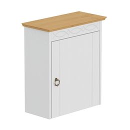 H&auml;ngeschrank OTTO HOME "Indra, Badschrank, Badm&ouml;bel, Badezimmerschrank", wei&szlig;, honig, B:46cm H:52cm T:32cm, Massivholz, Schr&auml;nke, H&auml;ngeschrank, aus massiver Kiefer, FSC-zertifiziert