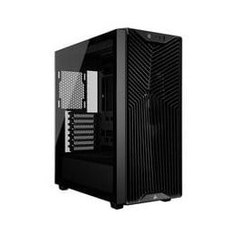 Corsair 3200D RS Black, Tower-Geh&auml;use schwarz, Tempered Glass
