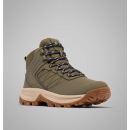 Wanderschuh Columbia "TRANSVERSE&trade; HIKE WATERPROOF", Damen, Gr. 39, stone gr&uuml;n, raw honey, Leder, Schuhe Wanderschuh, wasserdicht