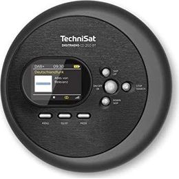 Technisat Digitalradio CD 2GO Digital Audio Broadcasting Plus Bluetooth, CD-Player schwarz, Retail