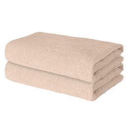 Livarno&reg; Handtuch Basic Glatt (Beige) 100398748002