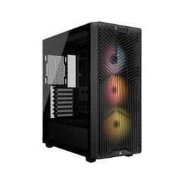 Corsair 3200D RS ARGB Smoke, Tower-Geh&auml;use dunkelgrau, Tempered Glass
