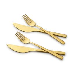 ECHTWERK Pizzabesteck Set "Bari" (Gold, 4tlg) 100338118003