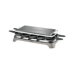 Tefal Raclette-Grill Pierrade PR457B grau/schwarz, 1.350 Watt, f&uuml;r 10 Personen