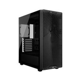Corsair 3200D RS Smoke, Tower-Geh&auml;use dunkelgrau, Tempered Glass