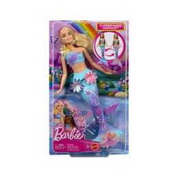 Mattel Barbie Meerjungfrau mit magischen Bl&uuml;ten blond, Puppe
