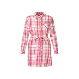 esmara&reg; Damen Longbluse aus Flanell (36, Karo/pink/wei&szlig;)"" 100366571016