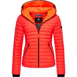 Steppjacke Navahoo "&Uuml;bergangsjacke Kimuk", Damen, Gr. S, rot (neon coral), Obermaterial: 100% Nylon NY. Obermaterial: Futter: 100% Polyester PES. 100% Polyester PES., Jacken Steppjacke