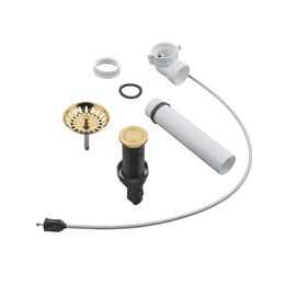 Grohe Universal Ablaufgarnitur mit Dr&uuml;ck-Excenter, 40986GN0,