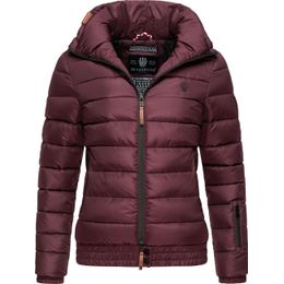 Steppjacke Marikoo "Steppjacke Poison", Damen, Gr. S, rot (wine), Obermaterial: 100% Polyester PES. Obermaterial: Futter: 100% Polyester PES. 100% Polyester PES., Jacken Steppjacke