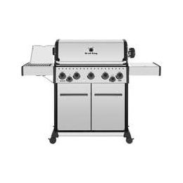 Broil King Gasgrill Baron S 590 IRX edelstahl, mit IR-Seiten- und Heckbrenner