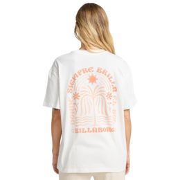 T-Shirt Billabong "Always Looking", Damen, Gr. M, wei&szlig;, Obermaterial: 100% Walkfrottier;, Shirts T-Shirt
