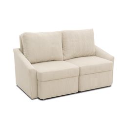 Domo Schlafsessel &raquo;Relax Box&laquo;, mit Boxspringfederung (Schlafsofa, 168 x 96 cm, Beige) 100393780003