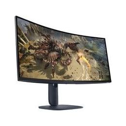 Alienware AW3425DWM, Gaming-Monitor 86.4 cm (34 Zoll), schwarz, WQHD, VA, Curved, AMD FreeSync, AdaptiveSync, 180Hz Panel