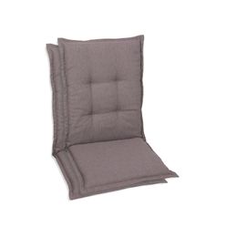 GO-DE Textil Gartenaufla, taupe, 2er Set Mittellehner (2er Set Mittellehner, Taupe) 100316826034