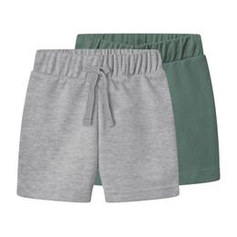 lupilu&reg; Kleinkinder Sweatshorts, 2 St&uuml;ck (grau/khaki, 122/128) 100401620012