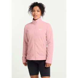 Fleecejacke Jack Wolfskin "TAUNUS 200 FZ W", Damen, Gr. S (36), rosegarden, Obermaterial: 100% POLYESTER. Futter: 100% POLYESTER, Jacken Fleecejacke