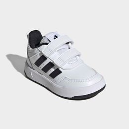 Sneaker adidas Sportswear "TENSAUR SPORT 3.0 KIDS", M&auml;dchen, Gr. 25, cloud wei&szlig;, core schwarz, ftwr wei&szlig;, Synthetik, Textil, Schuhe Sneaker, f&uuml;r Kinder, mit Klettverschluss