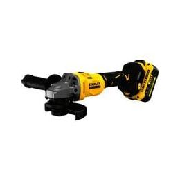 Stanley Akku-Winkelschleifer (SFMCG710M1T-QW), 18Volt schwarz/gelb, Li-Ion-Akku 4,0Ah, Koffer