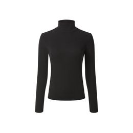 Esmara&reg; Damen Langarmshirt Rollkragen (Schwarz, XL(48/50)) 100398192005