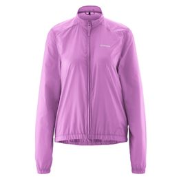Windbreaker Gonso "Adventure Jacket Wind W", Damen, Gr. 46, dunkelrosa, 90% Polyamid, 10% Polyester, Jacken Windbreaker, Damen Windjacke, leichte u. winddichte Fahrradjacke, geringes Packma&szlig;