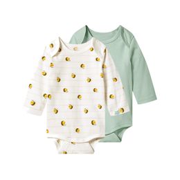lupilu&reg; Baby M&auml;dchen Jungen Body langarm (Mint, 74/80) 100400489004