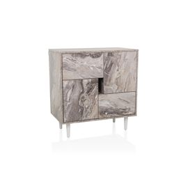 hjh LIVING Sideboard / Kommode LYKKJA (wei&szlig;/marmor) 100397536003