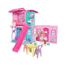 Mattel Barbie aufklappbares Chelsea Pop-Up-Haus, Spielgeb&auml;ude