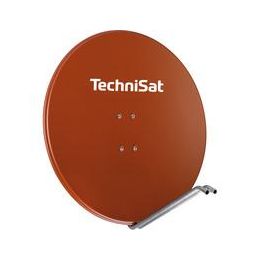 Technisat Satellitenspiegel 850 Plus mit 85 cm Durchmesser und Aluminium, spezifische Feed-Aufnahme, Sat-Spiegel rot, Retail