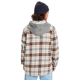 Langarmhemd Quiksilver "Hooded Surf", Herren, Gr. XL, US-Gr&ouml;&szlig;en, moonstruck hooded, Obermaterial: 100% Walkfrottier;, Hemden Langarmhemd