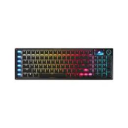 Vanguard AIR 99, Gaming-Tastatur schwarz, DE-Layout, Corsair OPX Low Profile