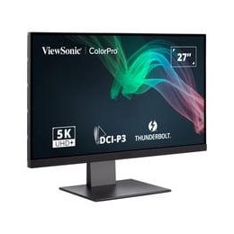Viewsonic VP2788-5K, LED-Monitor 68.6 cm (27 Zoll), schwarz, 5K, IPS, Thunderbolt 4, USB-C