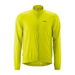 Windbreaker Gonso "Adventure Jacket Wind M", Herren, Gr. 3XL, gelb, 90% Polyamid, 10% Polyester, Jacken Windbreaker, Herren Windjacke, leichte u. winddichte Fahrradjacke, geringes Packma&szlig;