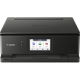 Canon Multifunktionsdrucker "PIXMA TS8750", schwarz, B:37,2cm H:30,1cm T:65,1cm, Drucker, 3in1 Tintenstrahl-Multifunktionsger&auml;t mit 6 separaten Tintenpatronen, Multifunktionsdrucker