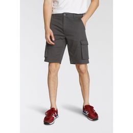 Only & Sons Cargoshorts ONLY & SONS "ONSCAM STAGE CARGO SHORTS 6689 LIFE NOOS", Herren, Gr. M, N-Gr, grau, Web, Obermaterial: 98% Baumwolle, 2% Elasthan, unifarben, normal, Hosen